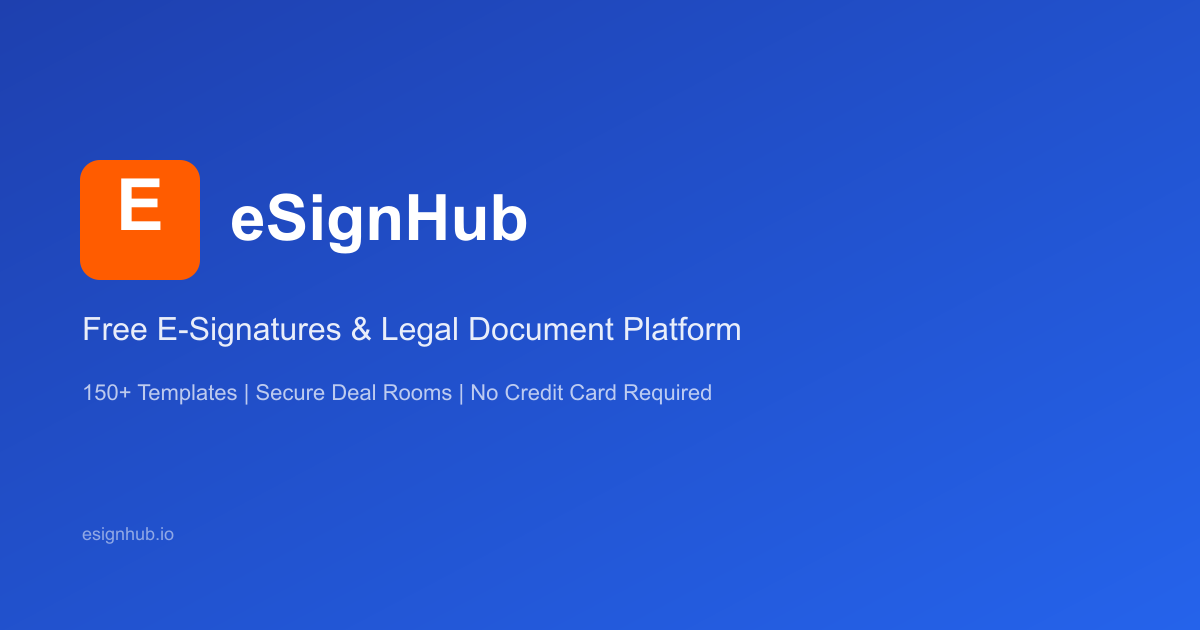 How It Works - eSignHub | Easy Document Signing in 4 Steps